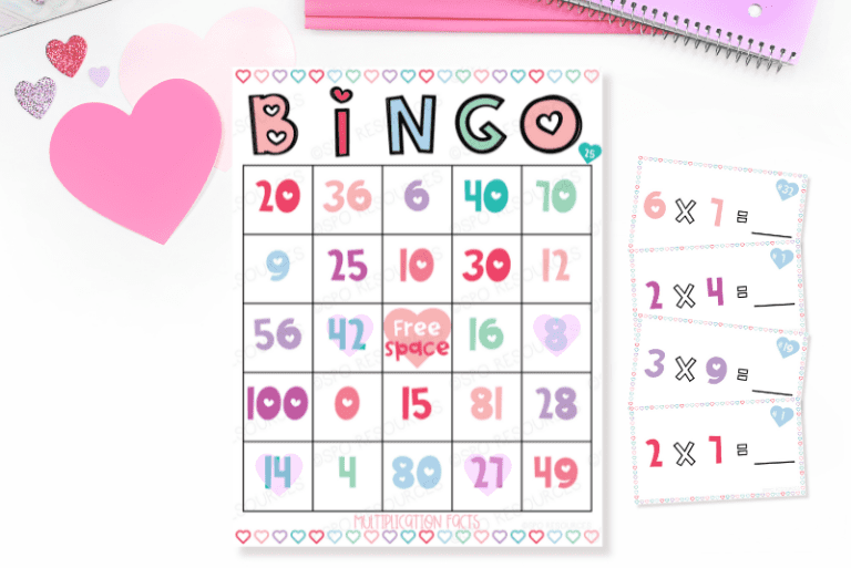 Valentine’s Day Math Games for Upper Elementary – 3 Easy February ...